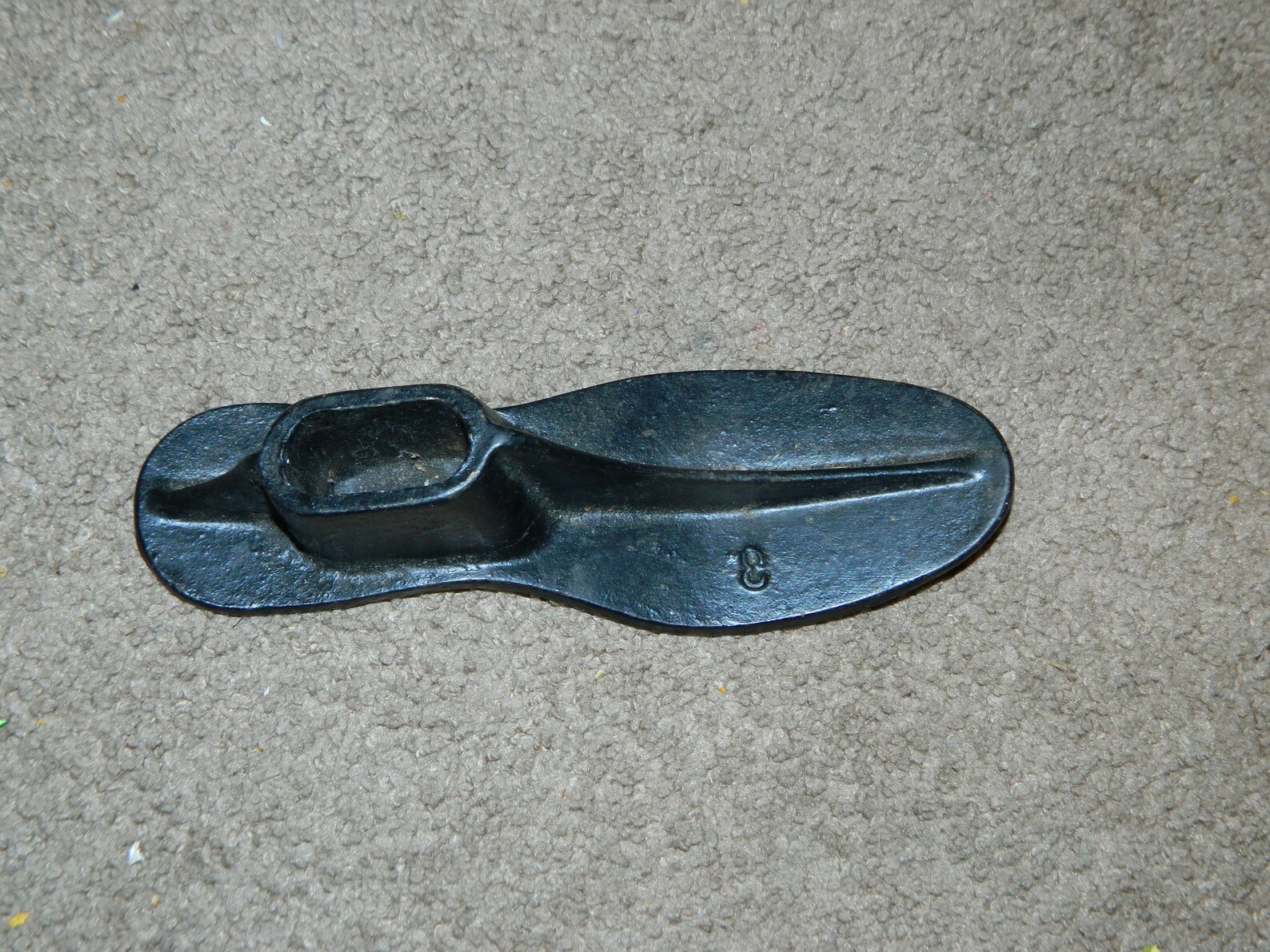 Antique Black Metal Shoe Form. Cast Iron Cobbler Shoe Mold. A | Etsy