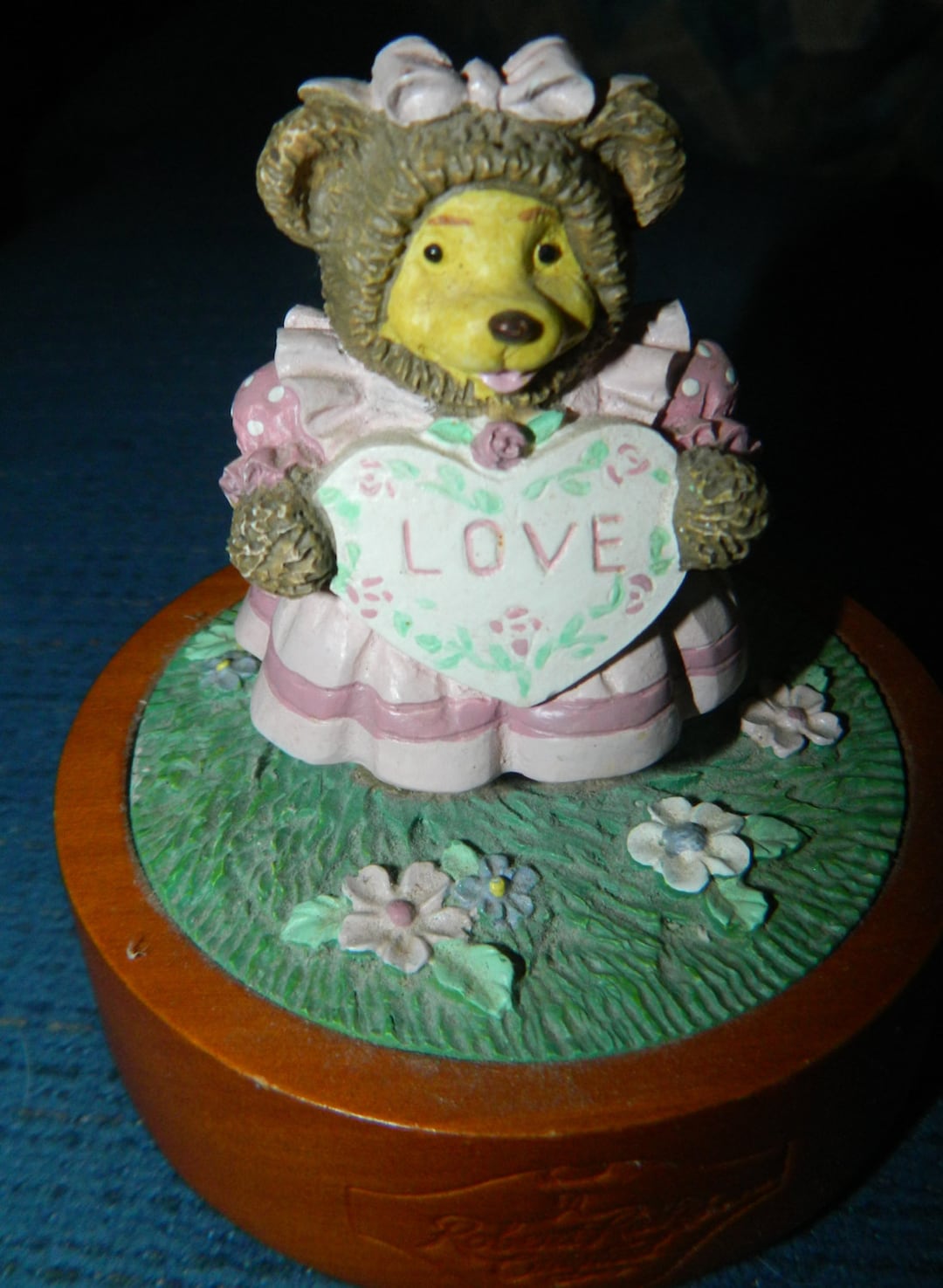 Vintage Bear Music Box or Player, A Robert Raike Original Music Box ...