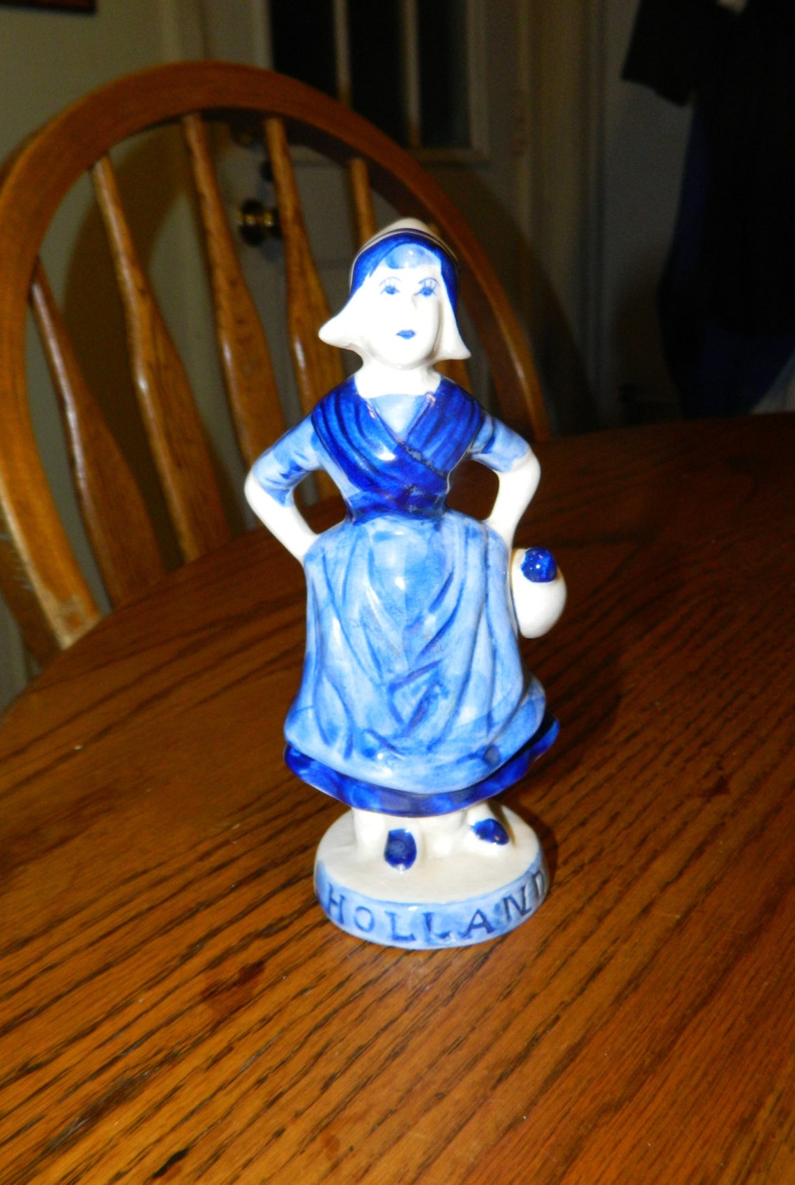 A Blue Delft Handpainted Dutch Girla Vintage Dutch Girl - Etsy