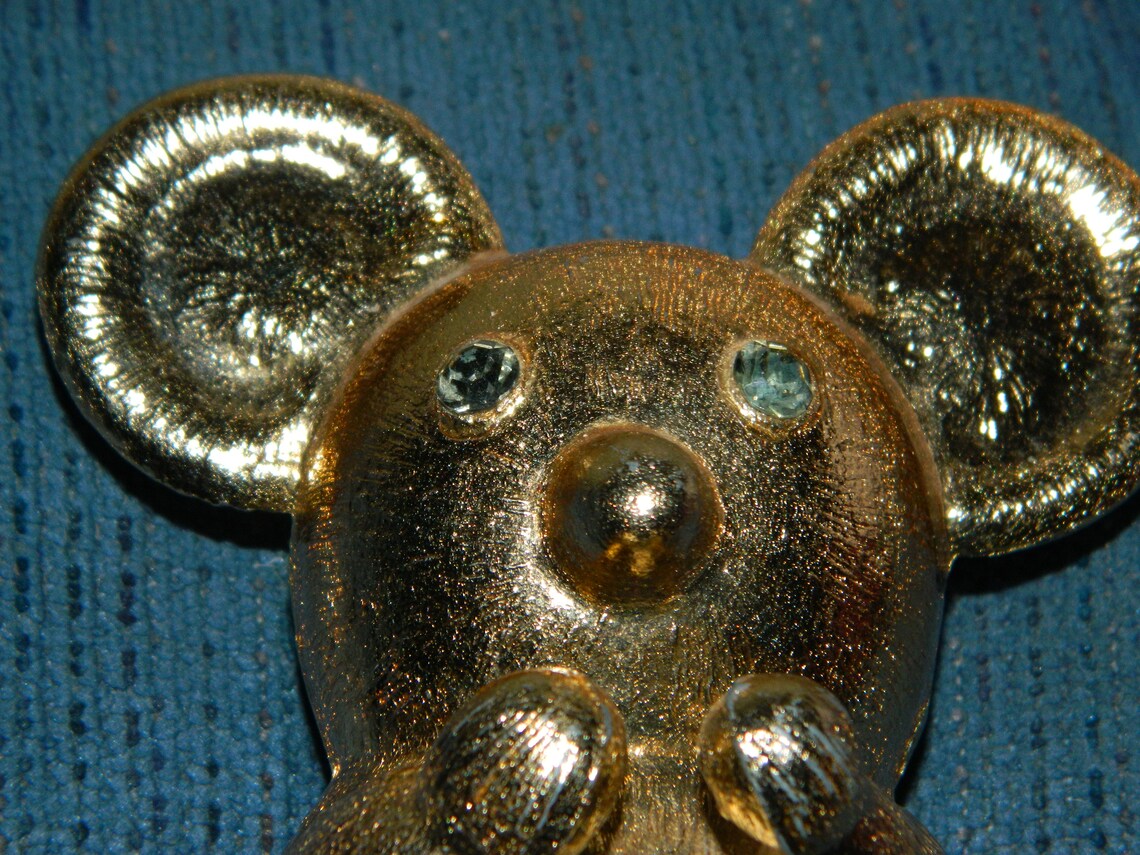 Vintage Teddy Bear Bank. A Nice & Heavy Gold Metallic Coin - Etsy