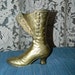 Victorian Brass Boot. A Novelty Brass Women's Shoe to - Etsy