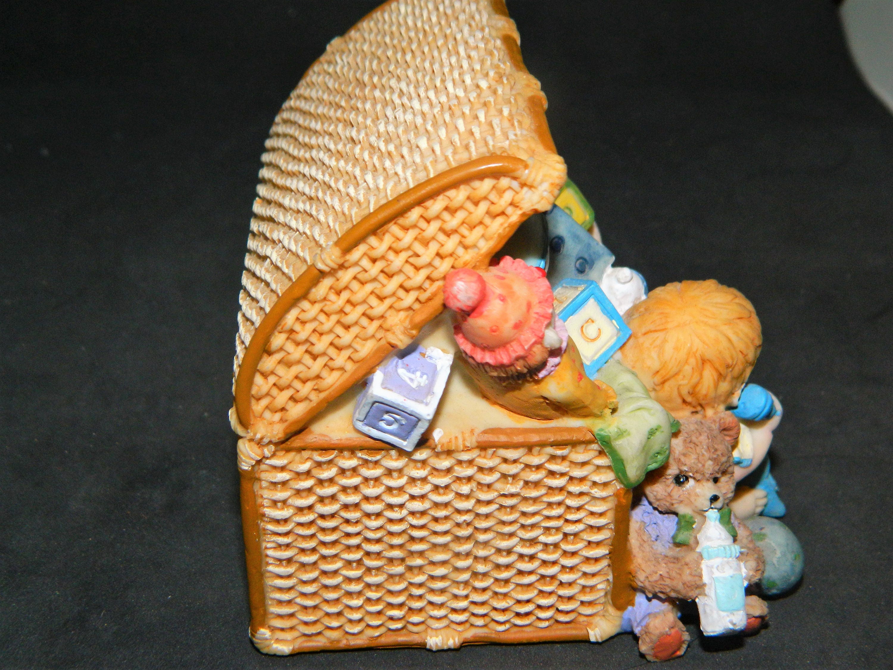 Vintage Baby Boy Music Box Nursery Toy Chest Decoration Wind - Etsy