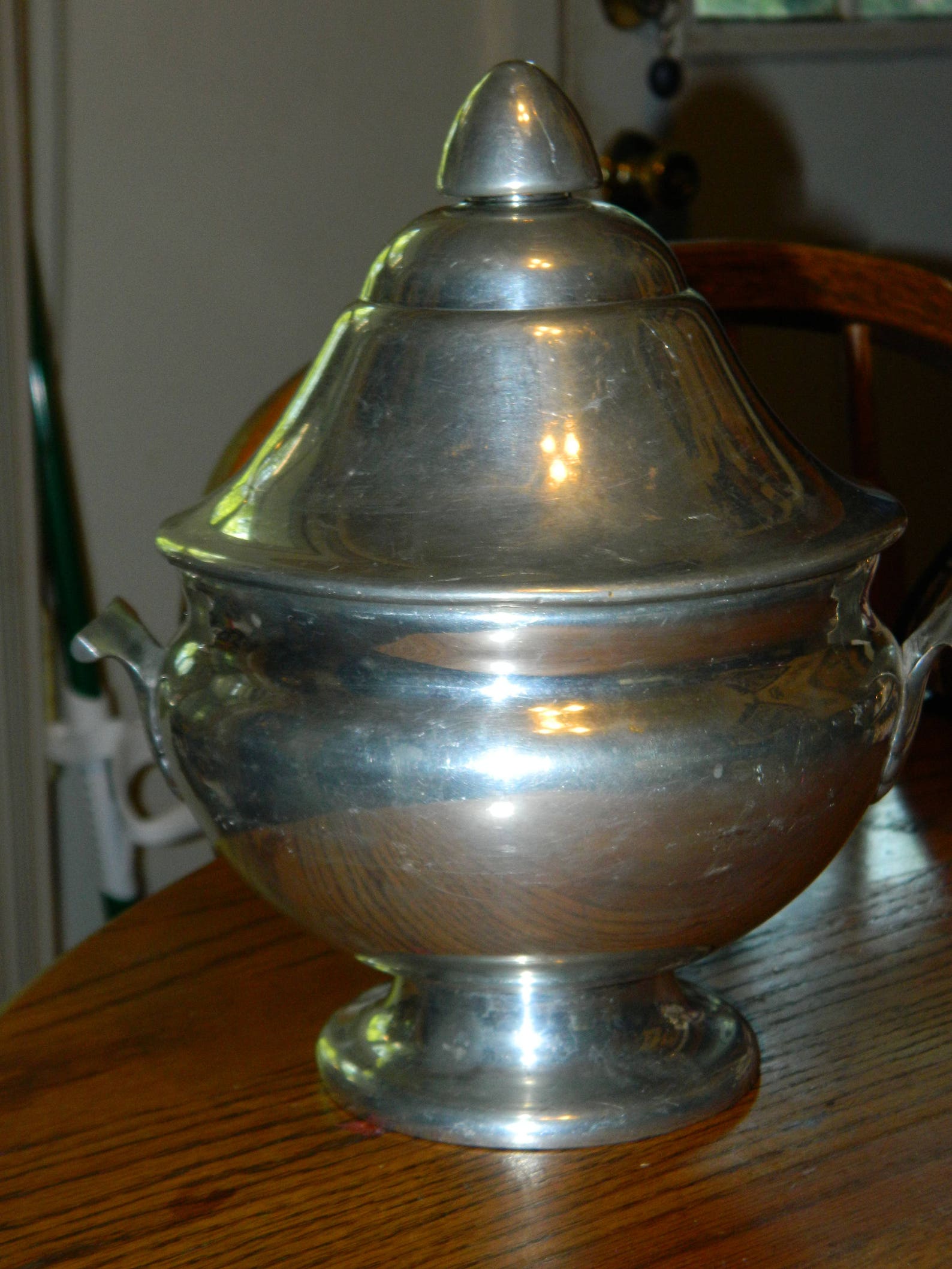 An Elegant Large Silver Plate Bowl W/ Lidcasserole - Etsy