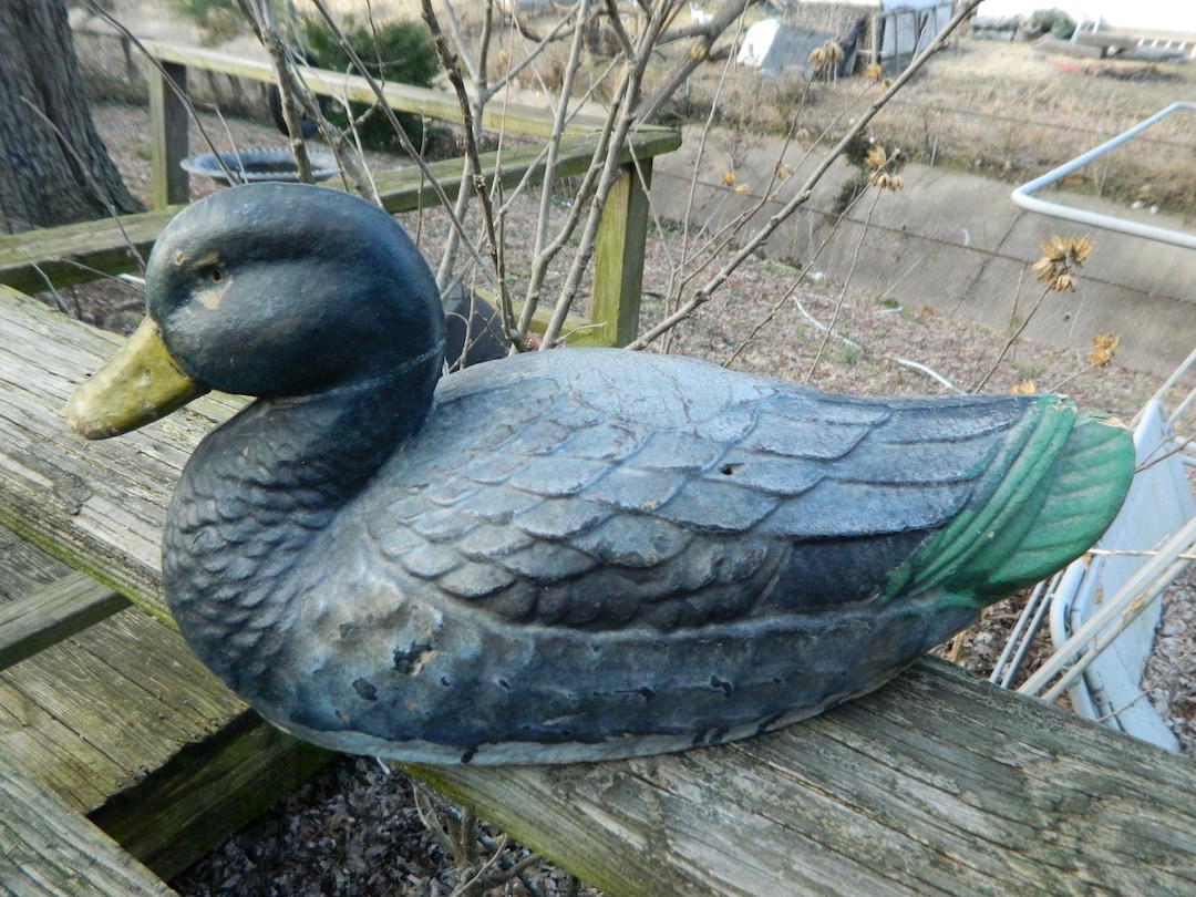 Vintage Decoy Duck General Fibre Ariduck Company. 1950's Decoy Duck ...