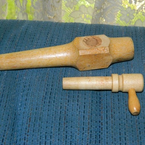Vintage Wooden Tap or Spout for Keg. A Wooden Whiskey, Beer or Wine ...