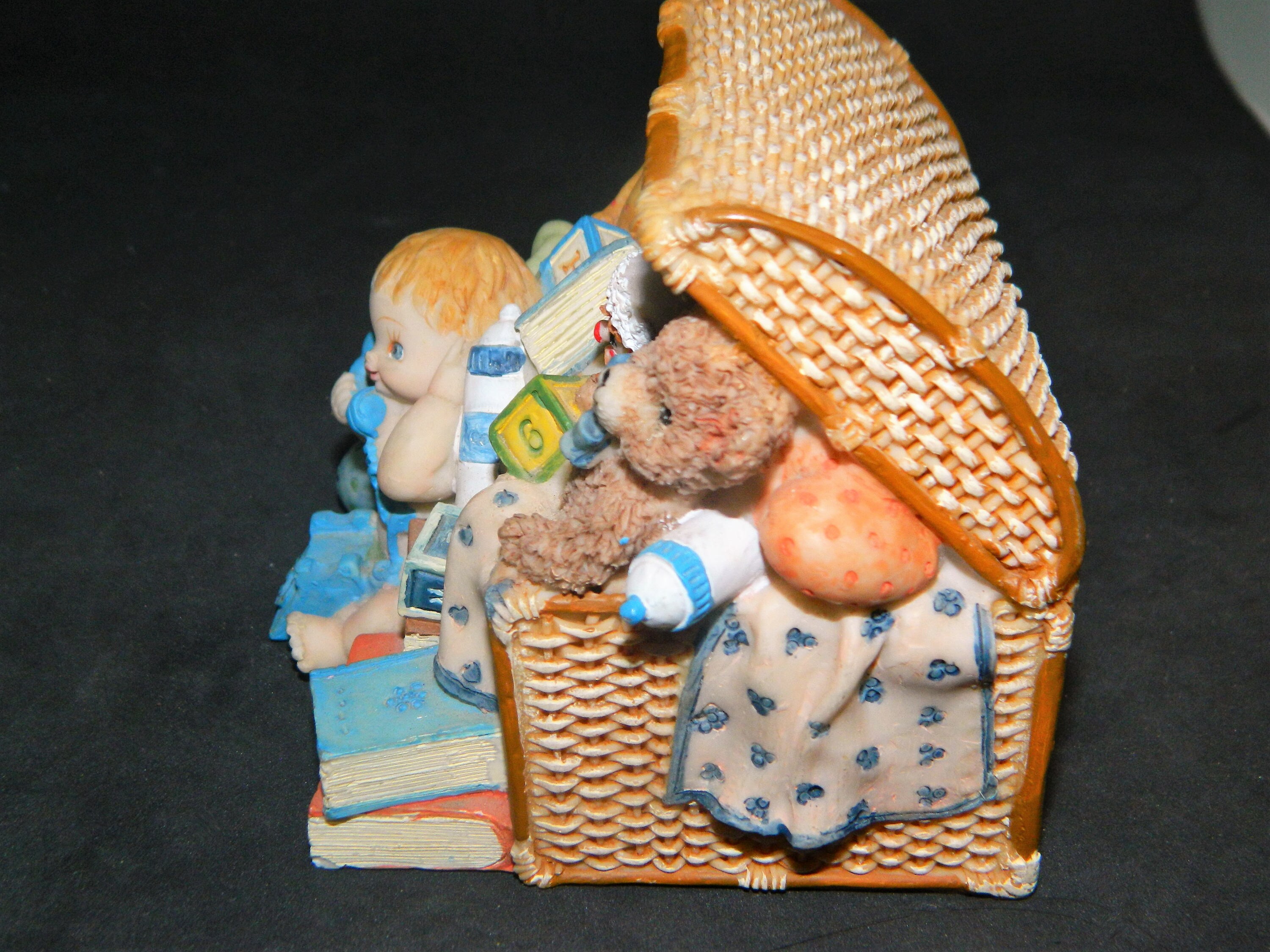Vintage Baby Boy Music Box Nursery Toy Chest Decoration Wind - Etsy