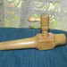 Vintage Wooden Tap or Spout for Keg. A Wooden Whiskey, Beer or Wine ...