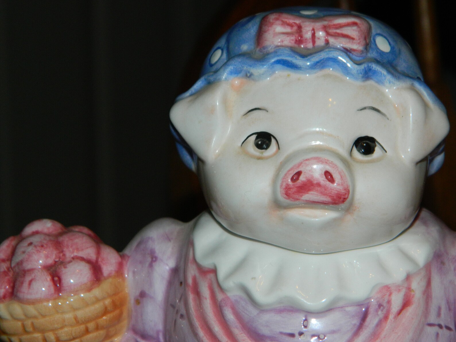 Vintage Glossy Pig Teapot W/ Lid A Uniquely Pig Shaped | Etsy