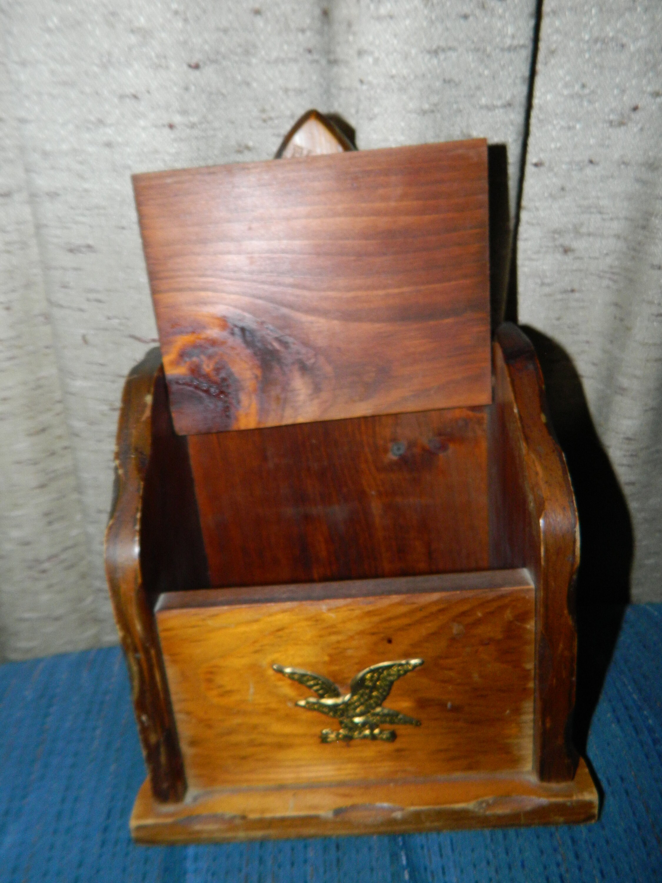 A Vintage Old Wooden Recipe Box. A Wall Box or Table Decor to - Etsy