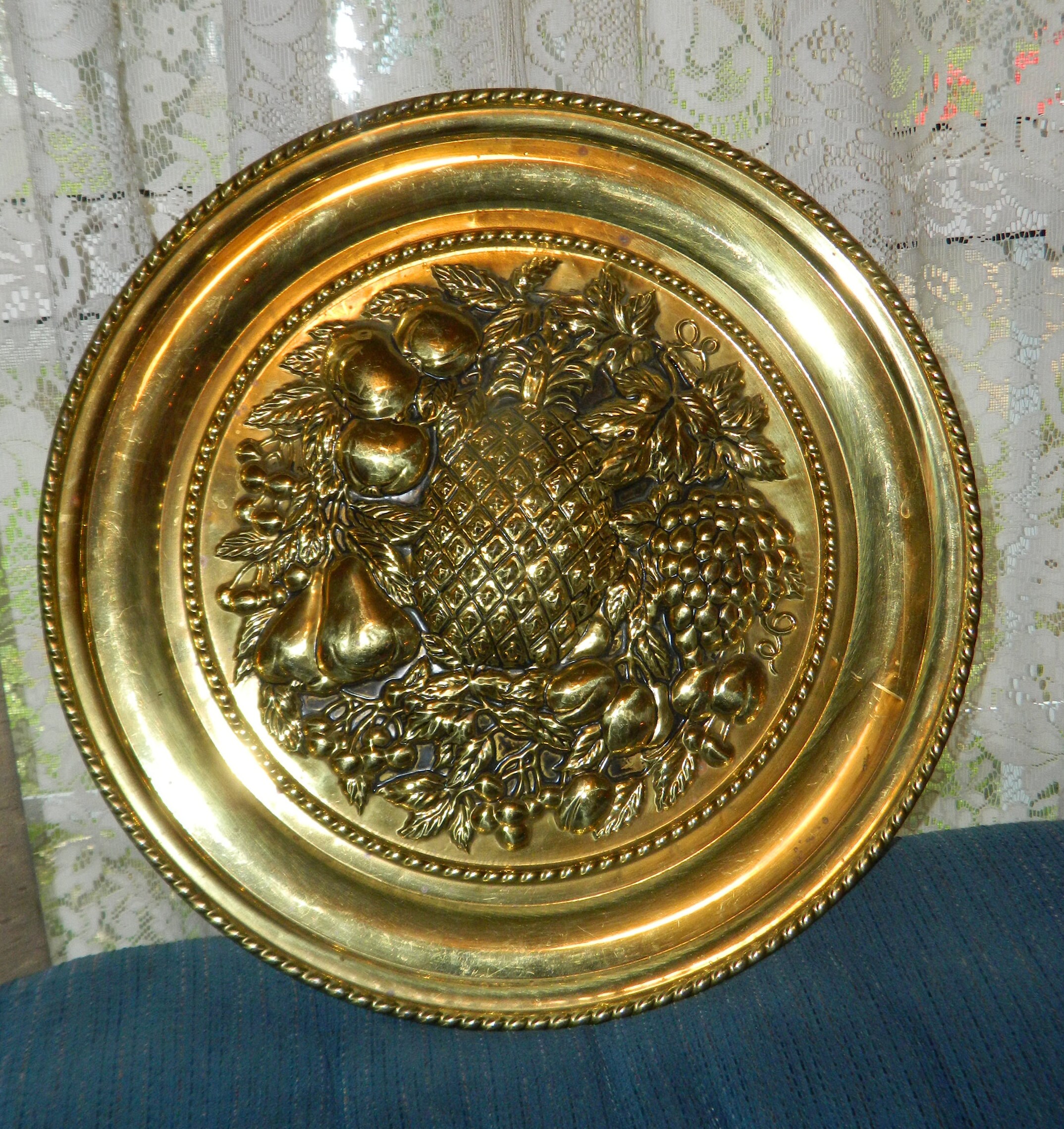 Antique Brass Plate