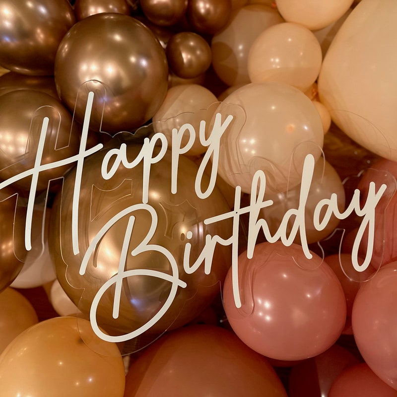 Happy Birthday Sign - Etsy