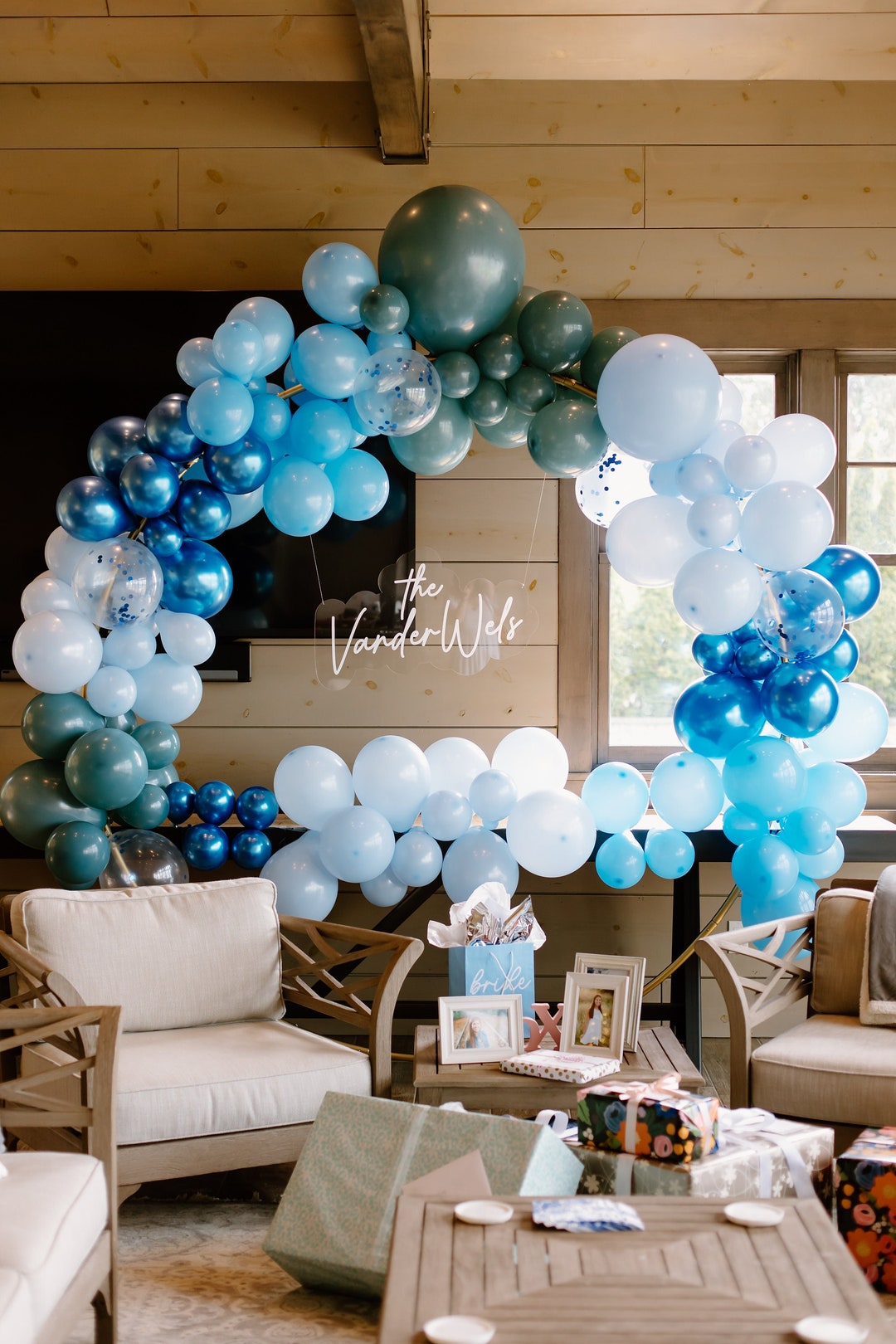 Wedding Custom Acrylic Name Sign | Last Name Balloon Arch | Custom ...