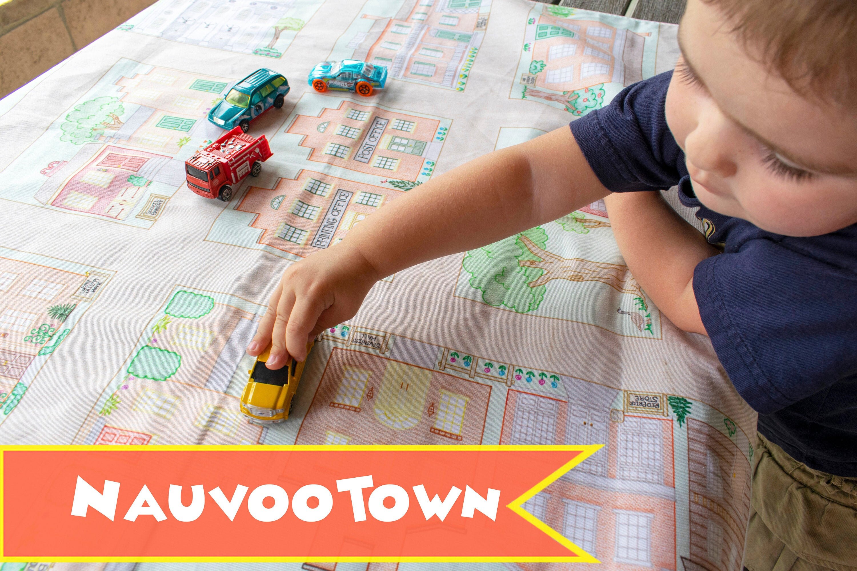 Toys & Games Toys Car Play Mat: CampingTown Connectable 36x29 Unique ...