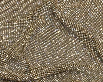 Rhinestone Fabric - Etsy