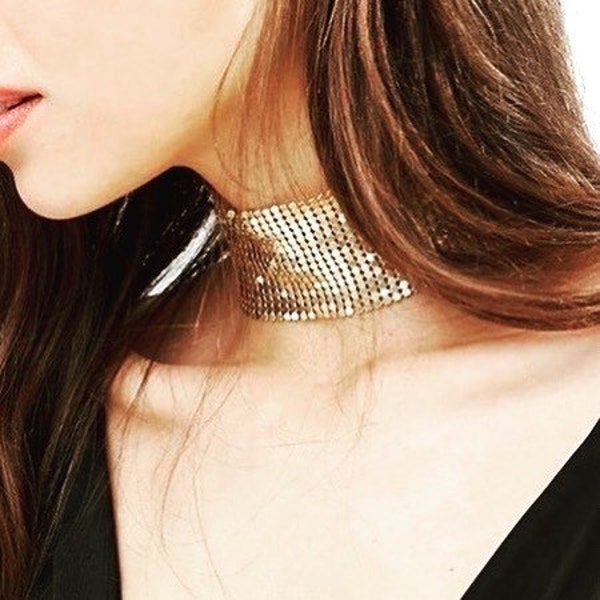 Metal Choker - Etsy