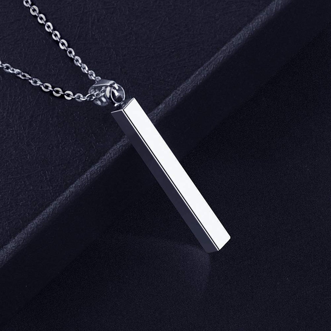 Personalized Necklace Custom Engraved Name Necklace 3D - Etsy