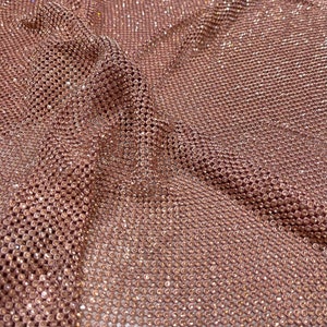 DIY Kylie Jenner Birthday Dress, JUST Rose Gold Rhinestone Sheet, Rose ...