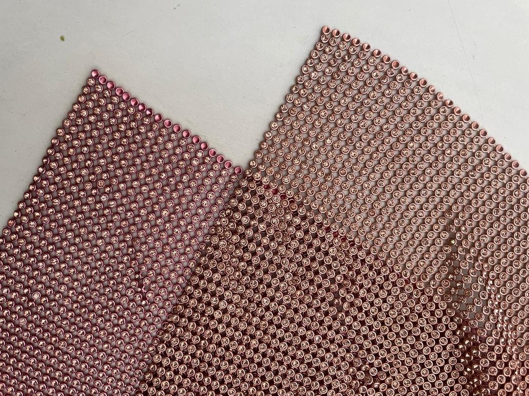 DIY Kylie Jenner Birthday Dress, JUST Rose Gold Rhinestone Sheet, Rose ...