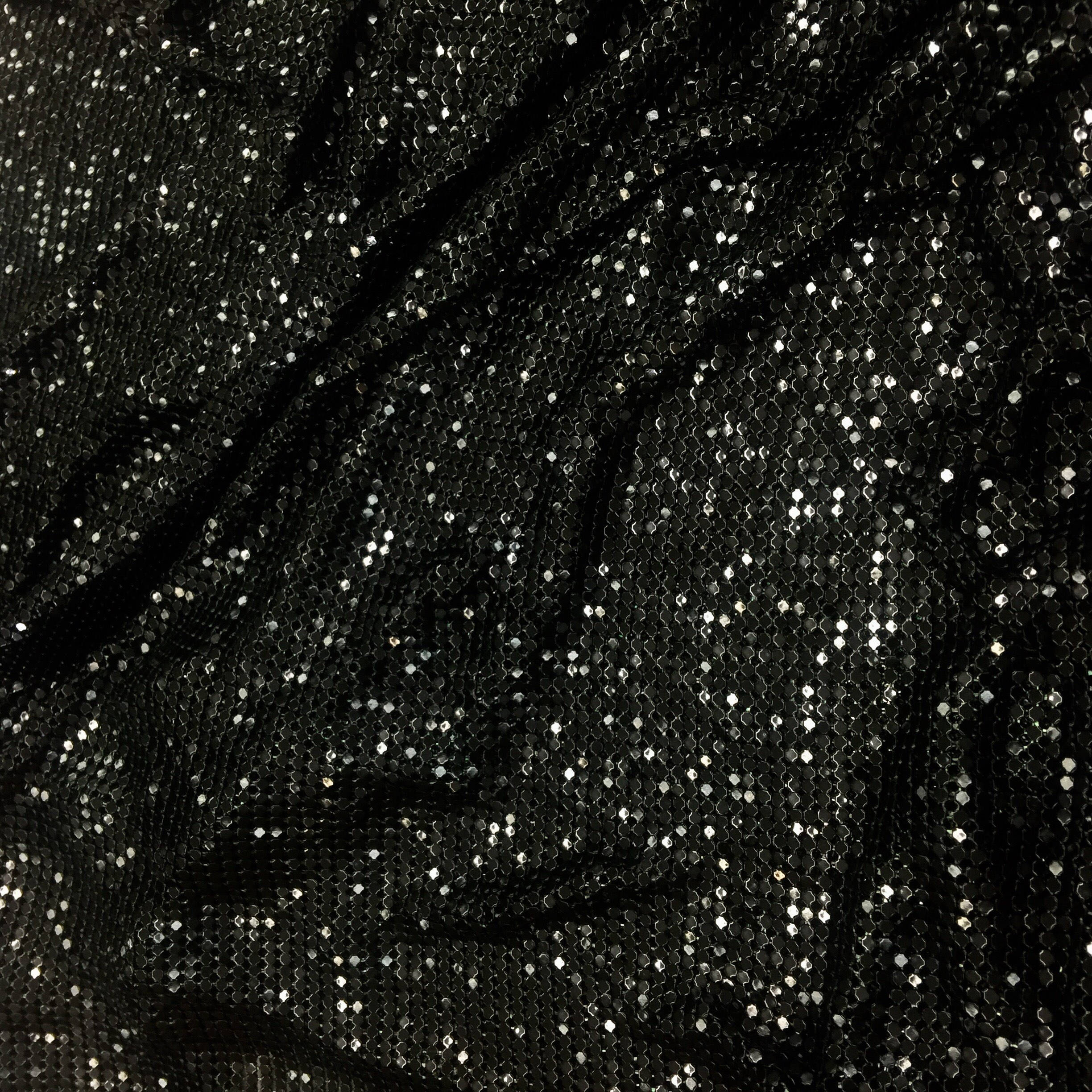 Black Metal Mesh Fabric - Etsy Canada