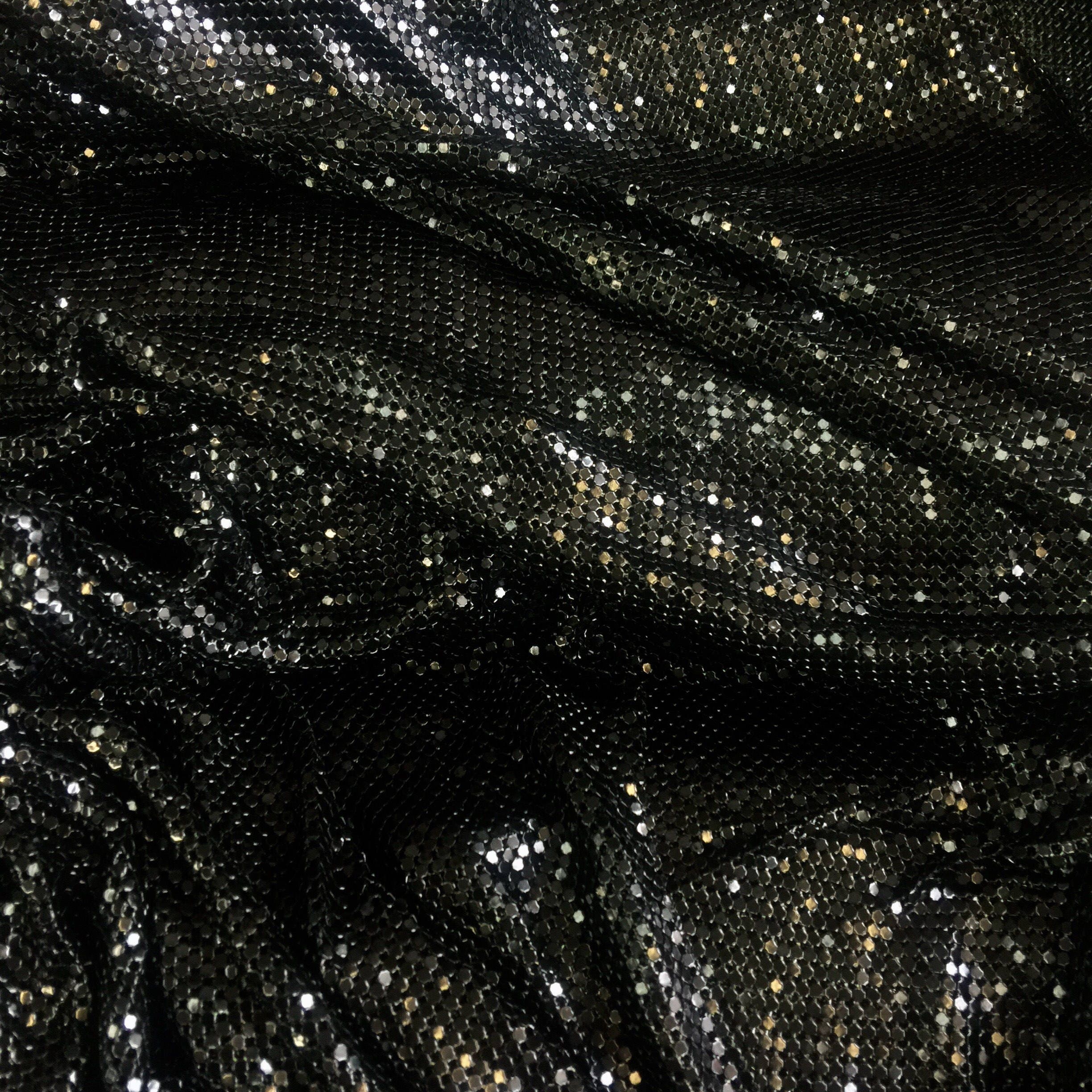 Black Metal Mesh Fabric