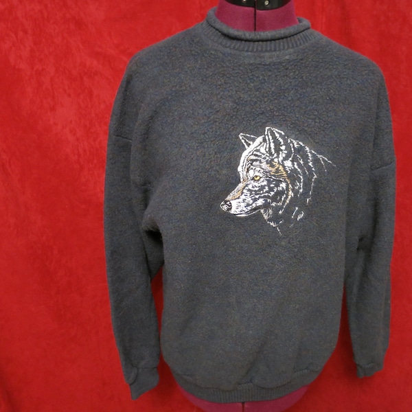 Wolf Sweater - Etsy