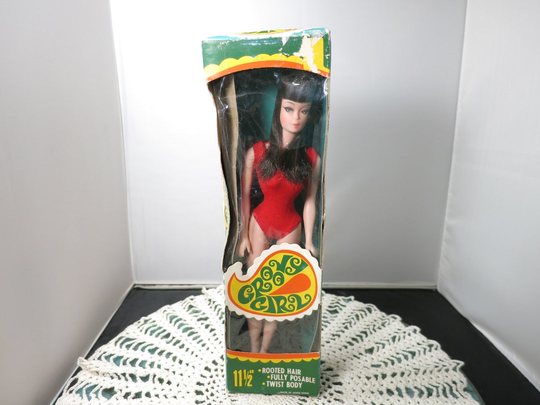 Vintage Groovy Girl Peggy Ann Doll Barbie Clone Doll With Box 11 1/2 ...