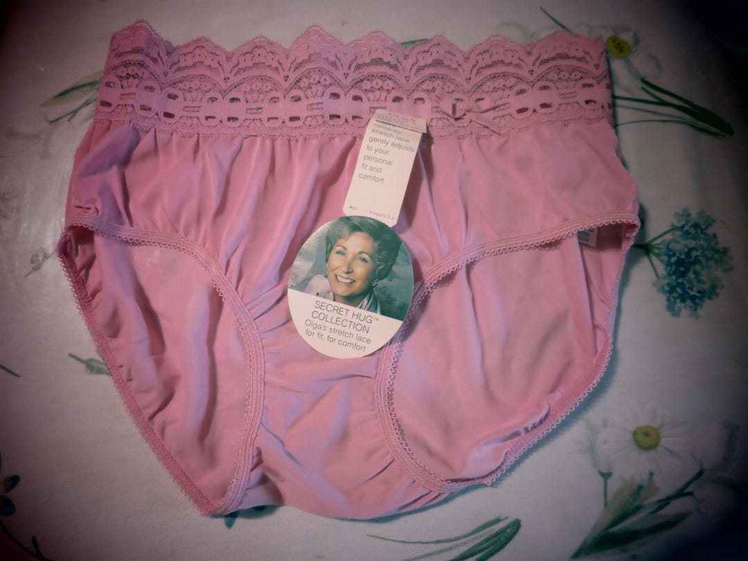Vintage Olga's Stretch Lace Secret Hug Collection Underwear Women's ...