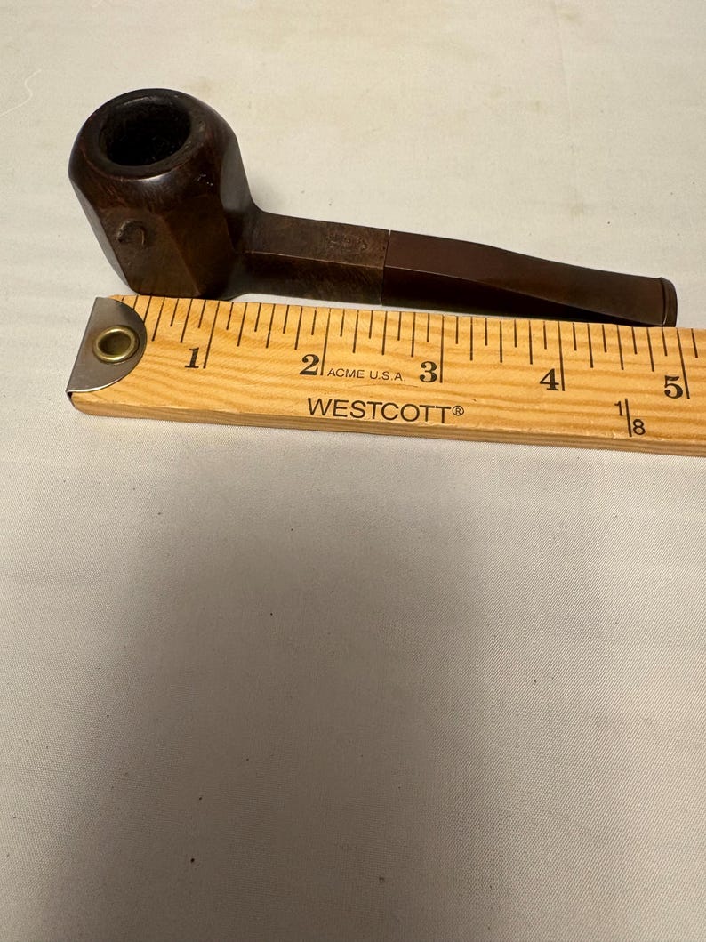 Vintage Tobacco Pipe Marked Imported Briar 8 Sided Octagon Briarwood - Etsy