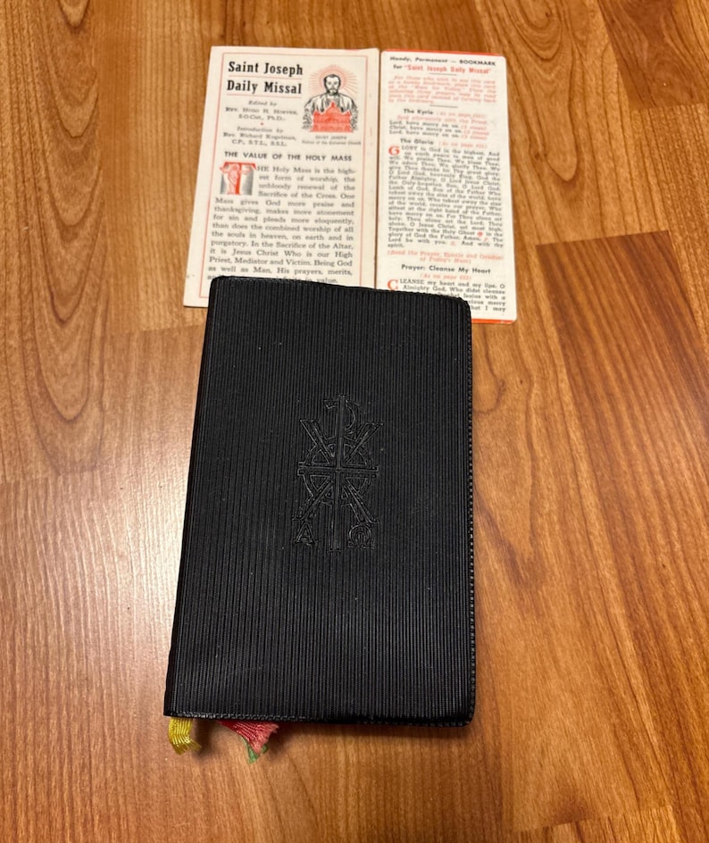 Saint Joseph Daily Missal Patron of the Universal Church 1956 Catholic ...