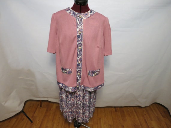Vintage Impromptu 2pc Top Skirt Size 22 Women's Petite - Etsy