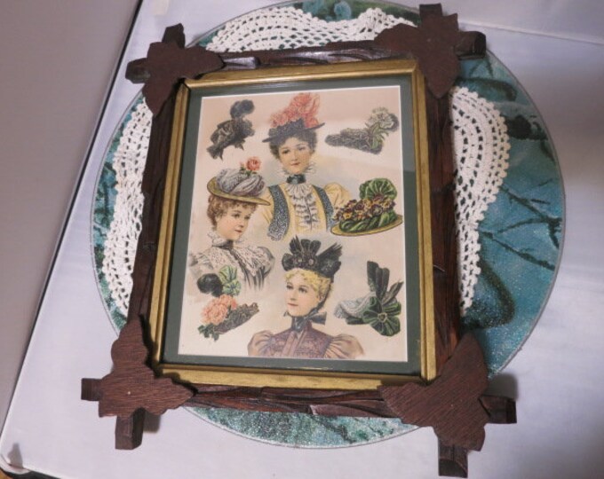 Adirondack Frame With Victorian Fashion Art - Etsy