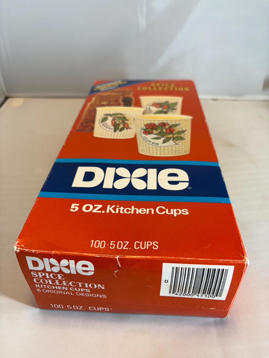 Vintage Dixie Cup Retro Spice Collection 6 Original Design 5 Fl Oz ...