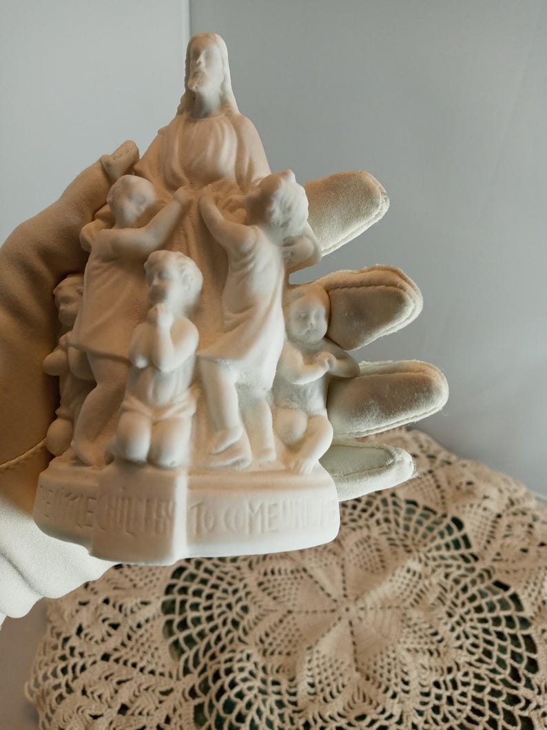 Jesus Suffer the Little Children to Me in Time Statue 1936 Real Art ...
