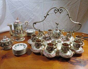 Capodimonte Coffee Set - Etsy