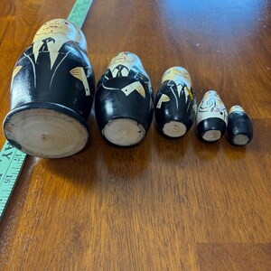 Vintage Nepectponka Nesting Dolls AKA Matryoshka Dolls Wooden Hand ...