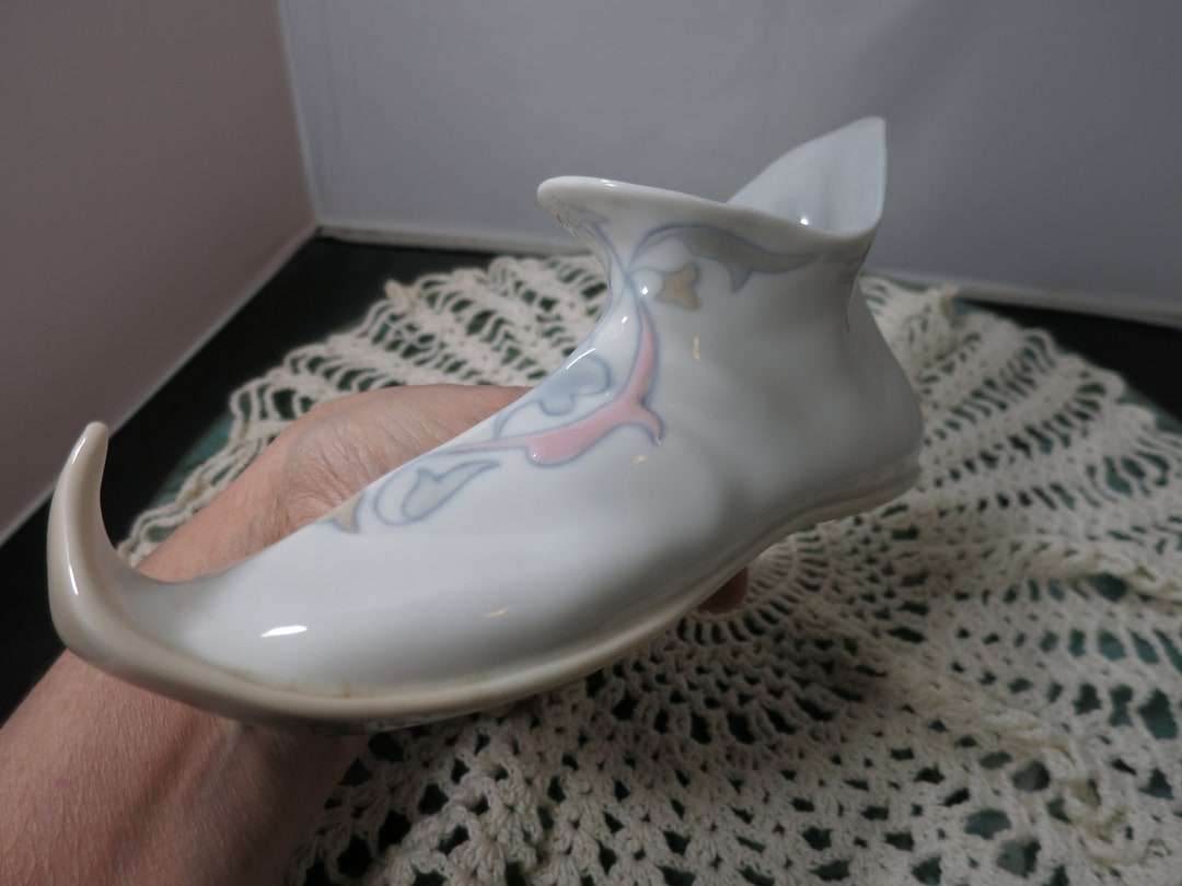 Vintage Nao Lladro Made in Spain Decorative Shoe Slipper Figurine ...