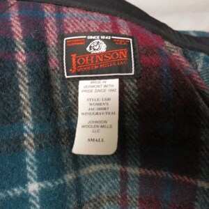Johnson Woolen Mills Jac Shirt Jacket Shacket Women S Size Small Wine ...