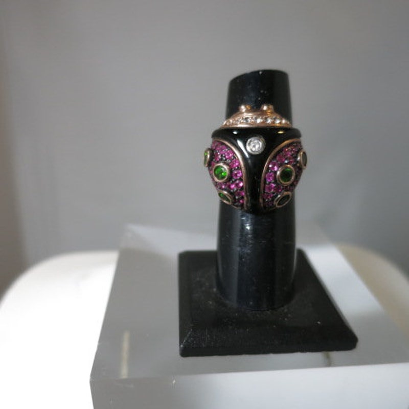Ladybug Ring - Etsy