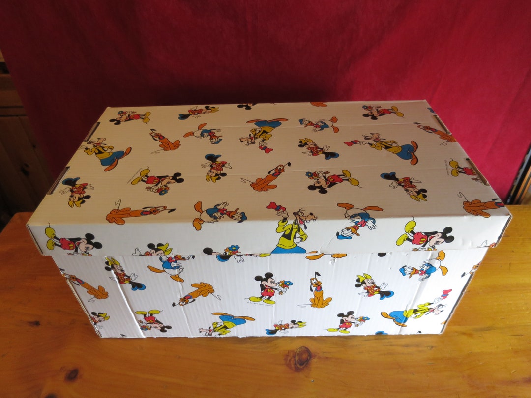 Storage Box & Lid Mickey and Friends Including Minnie Mouse Mickey ...