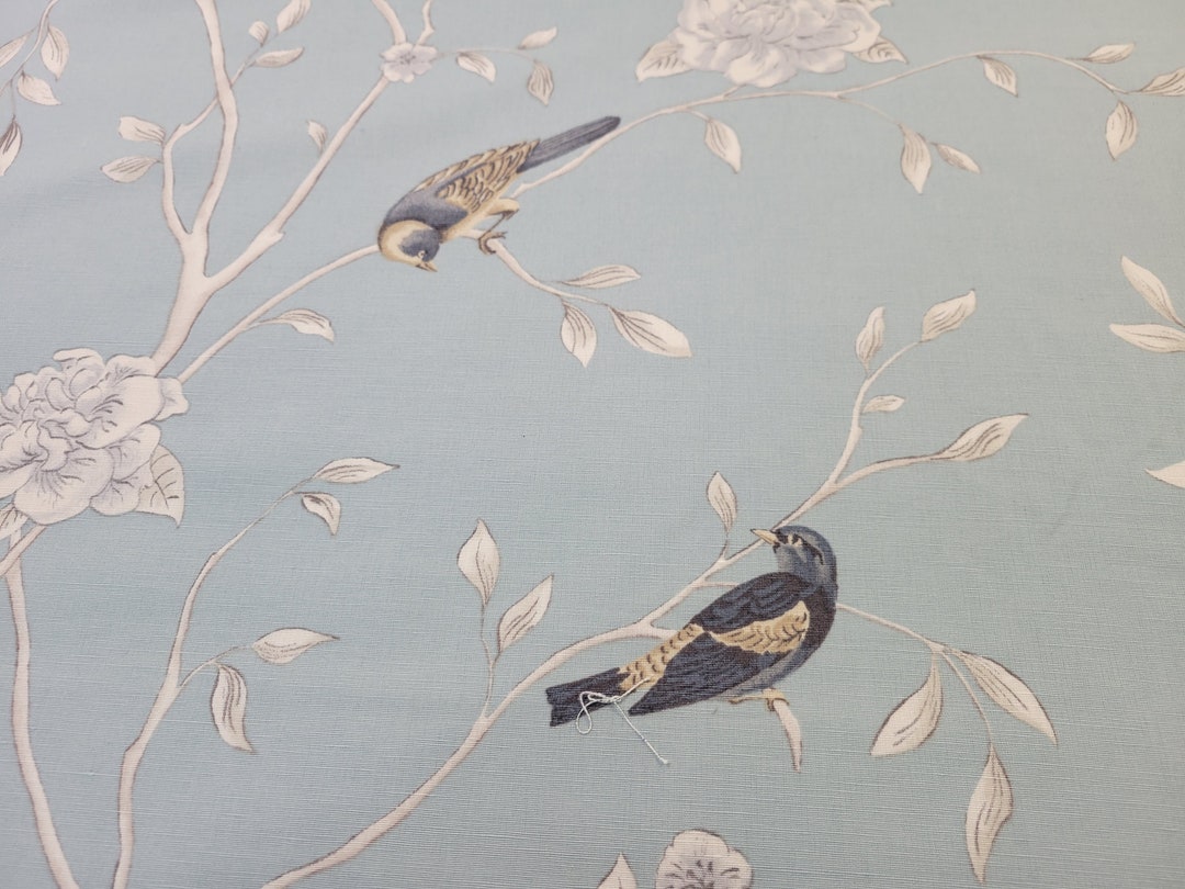 Vern Yip~trend~exotic Garden/jameison~haze. Floral/bird Print 54"w X ...