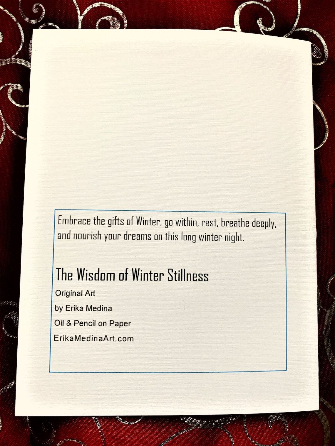 The Wisdom of Winter Stillness. Winter Holiday Owl. Celtic - Etsy