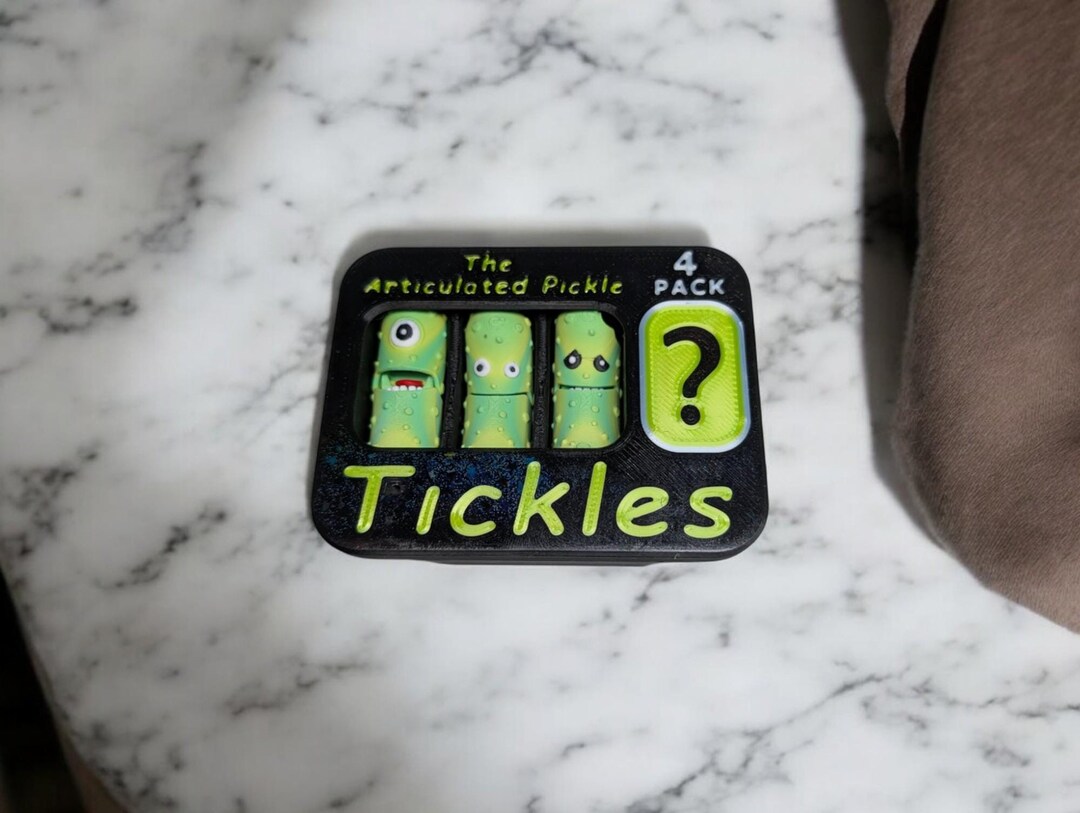 4-pack Articulated Pickle Box – Fun Collectibles With a Surprise Pickle ...