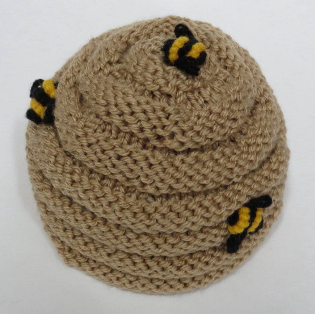 Bee Hat, Baby Beehive Hat, Unisex Photo Prop, Bee Beanie, Unique Baby ...