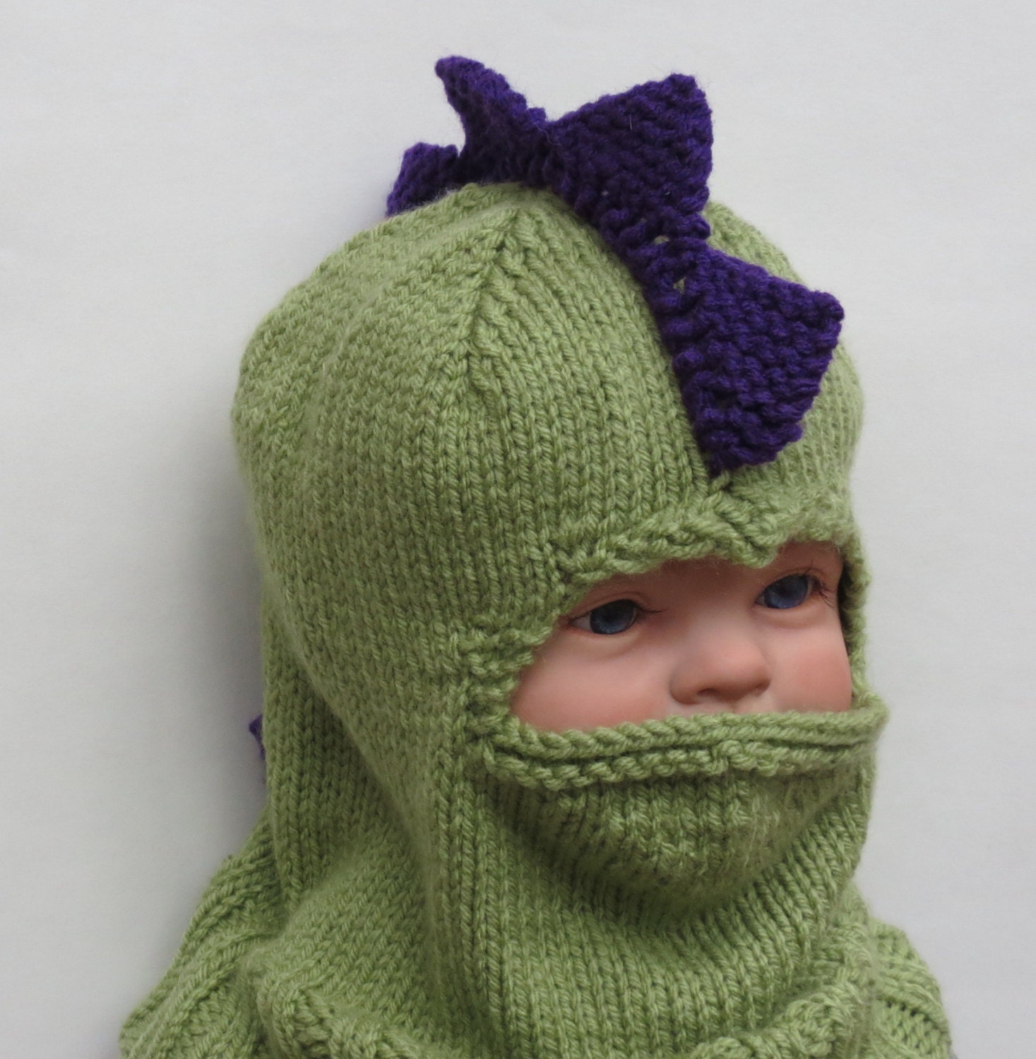 Baby Balaclava Hat, Toddler Dinosaur Hat, Child Warm Winter Hat, Kids ...