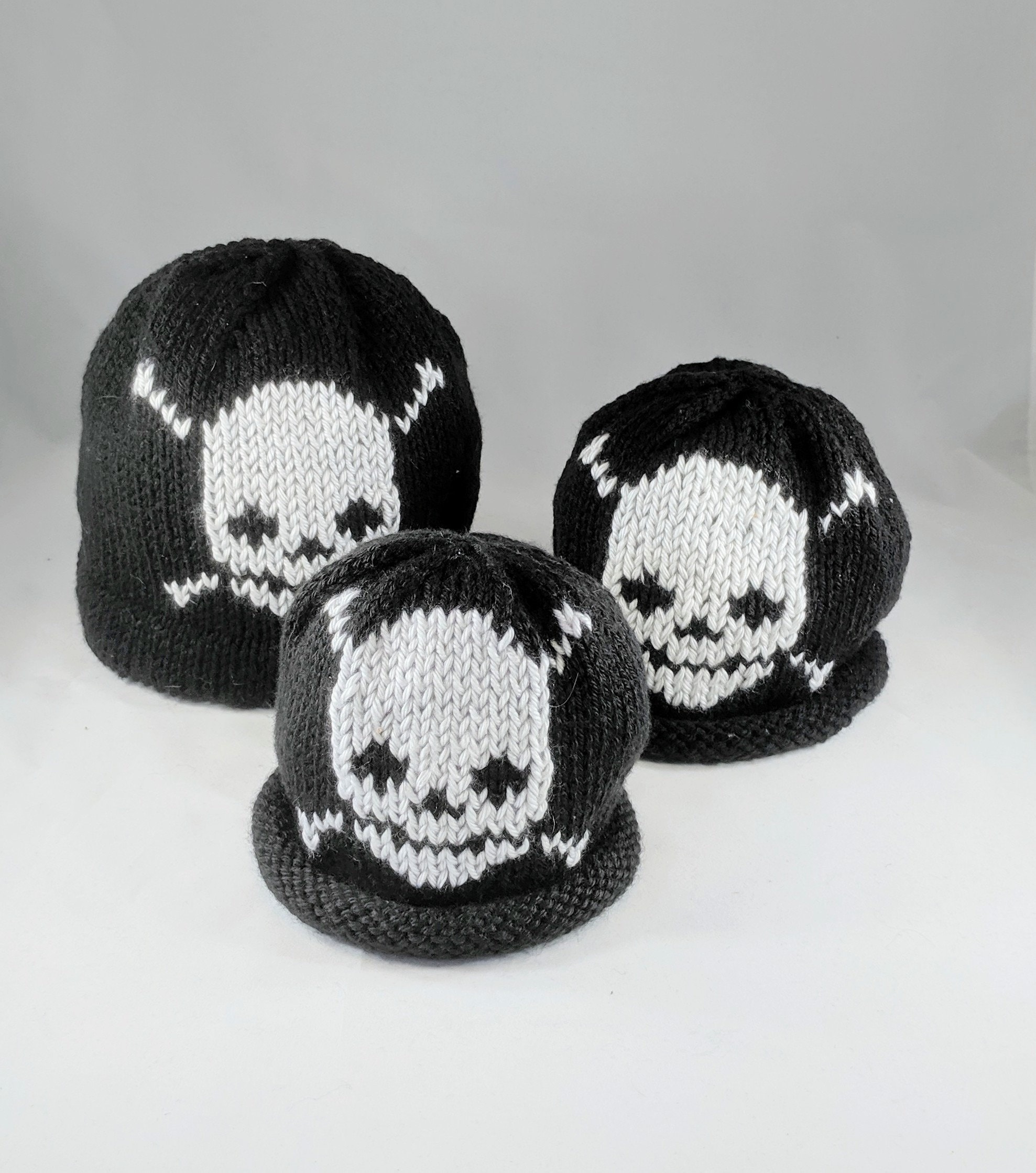 Skull Baby Beanie Goth Baby Gift Girl's Skull Hat - Etsy