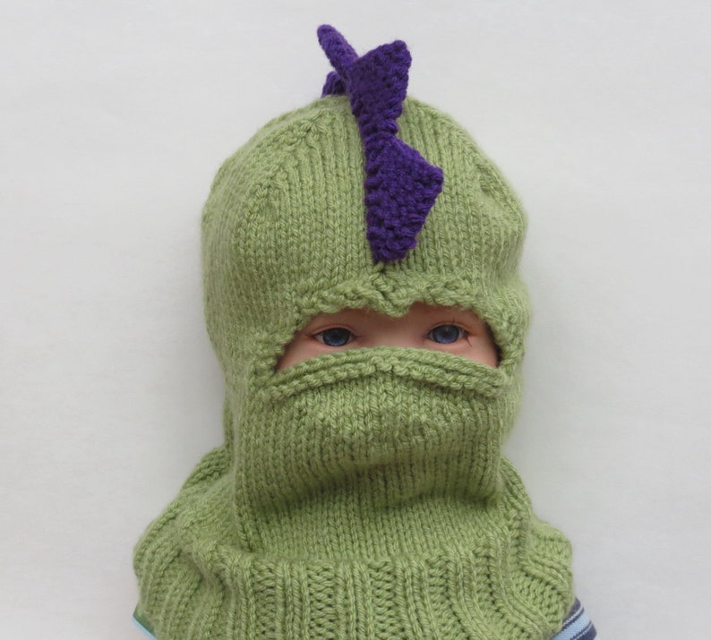 Baby Balaclava Hat, Toddler Dinosaur Hat, Child Warm Winter Hat, Kids ...