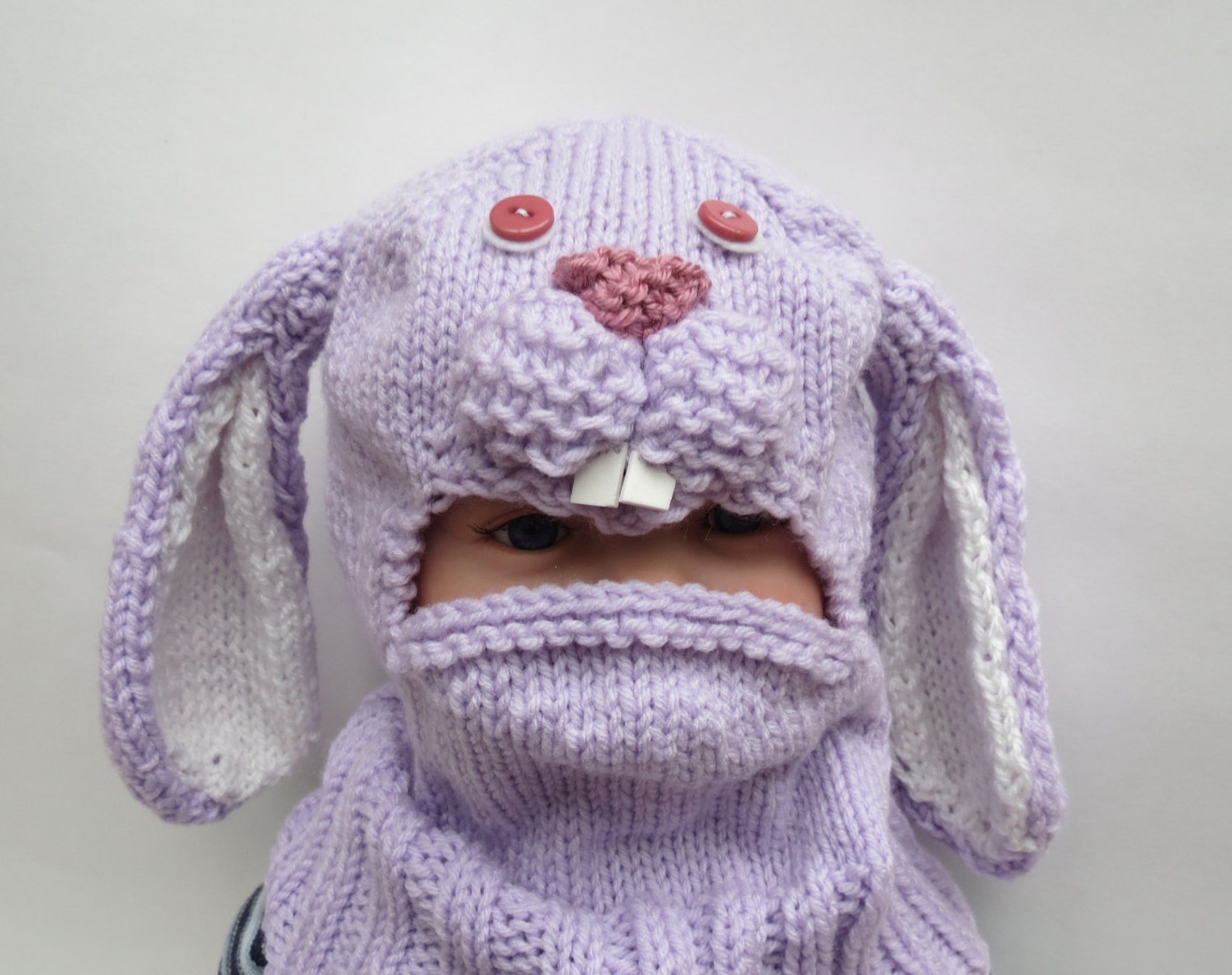 Baby Balaclava Baby Bunny Hat Baby Rabbit Hat Kids Warm - Etsy