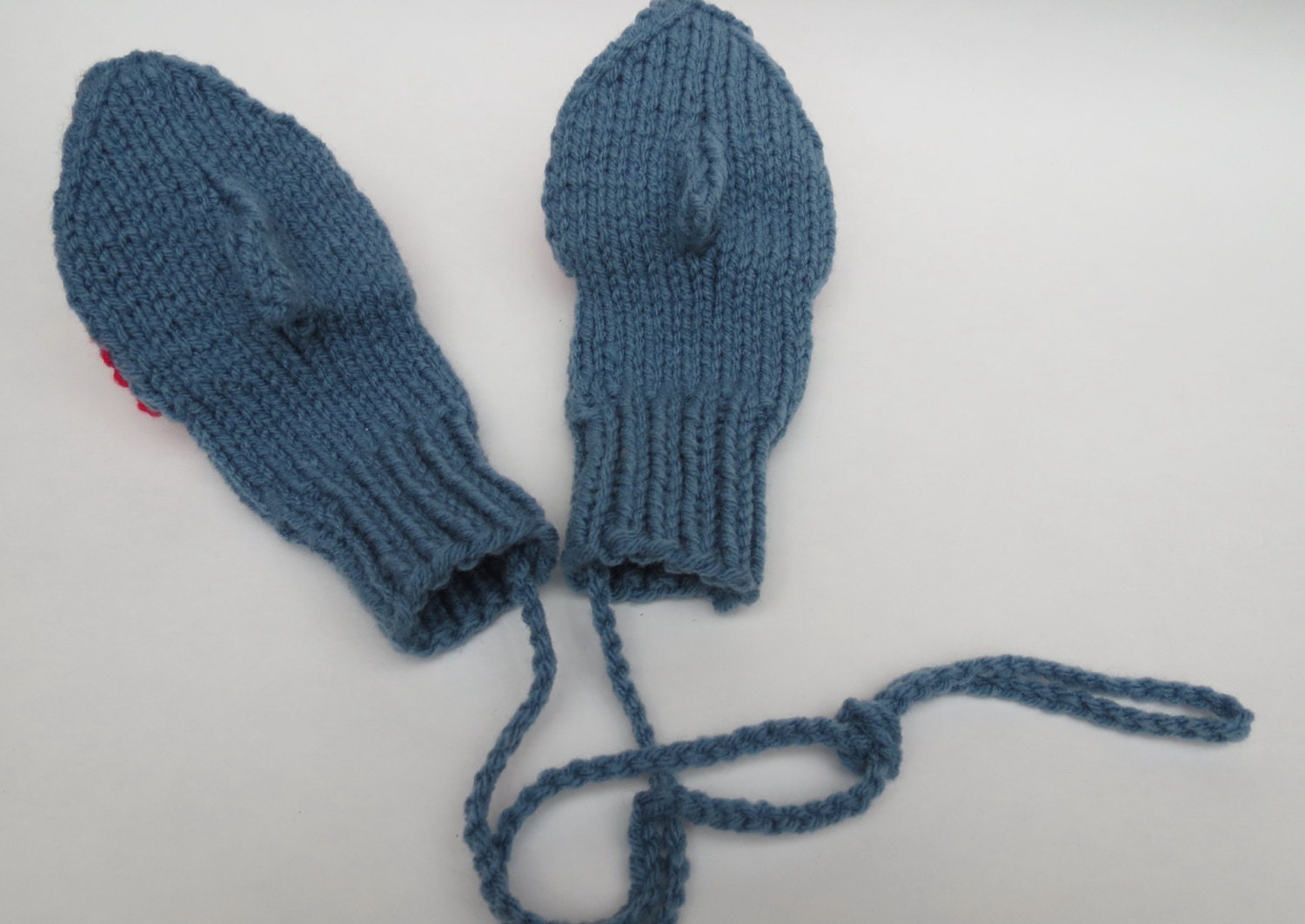 Kids Mittens, Animal Mittens, Mittens With String, Shark Mittens, Warm ...