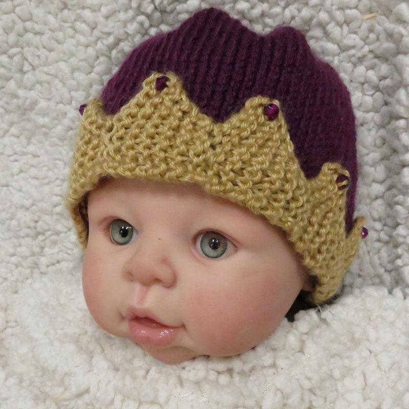 Knit Crown Hat - Etsy