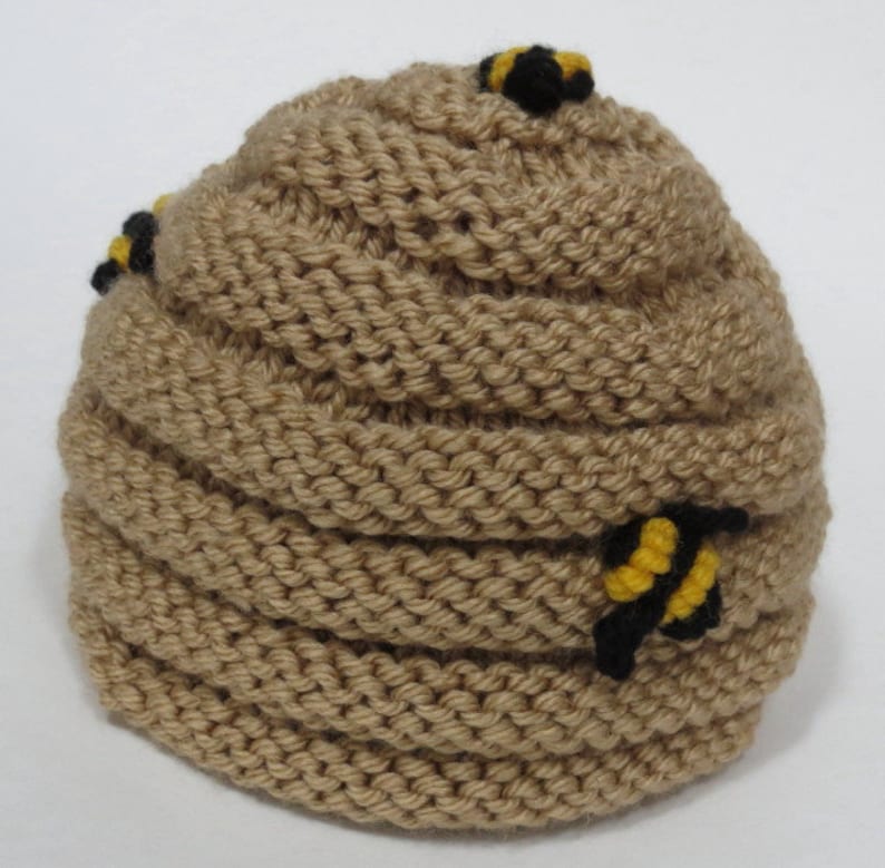 Bee Hat Baby Beehive Hat Unisex Photo Prop Bee Beanie | Etsy